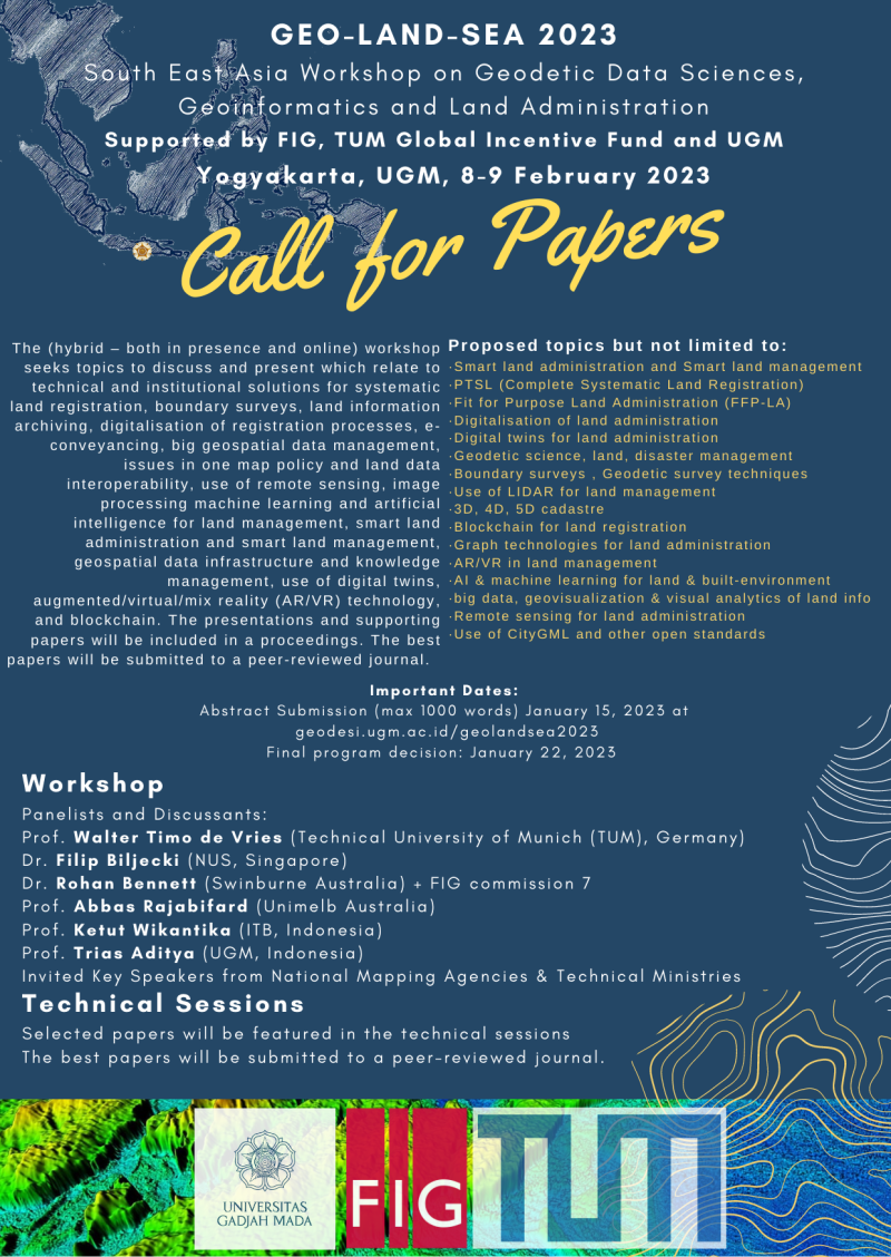 Geo-Land-SEA 2023 – Departemen Teknik Geodesi – Fakultas Teknik UGM