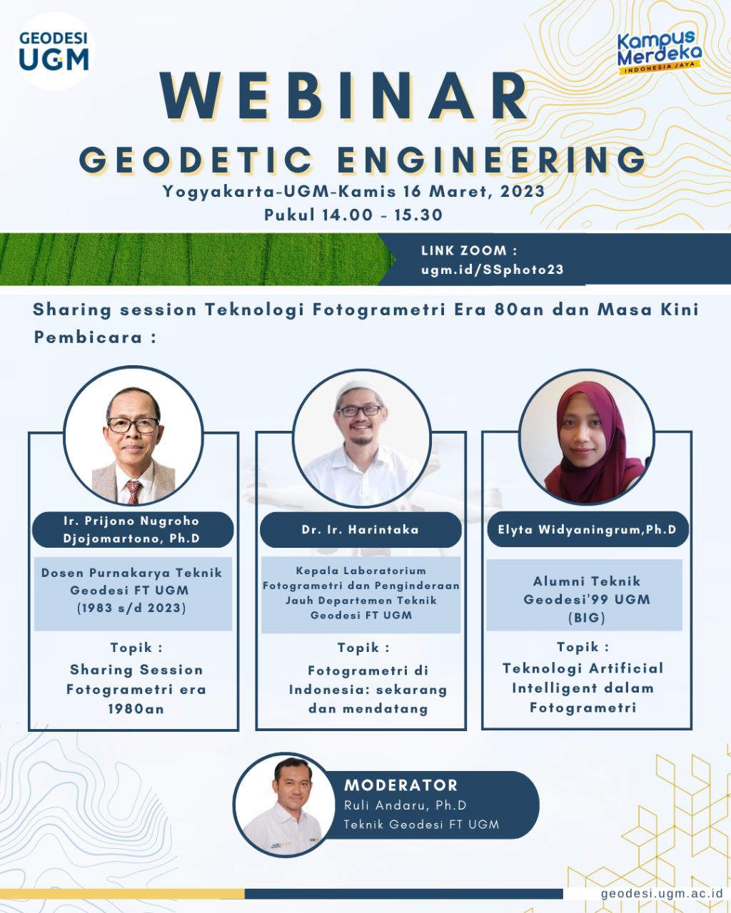 Webinar Geodetic Engineering “Teknologi Fotogrametri Era 80an dan Masa ...