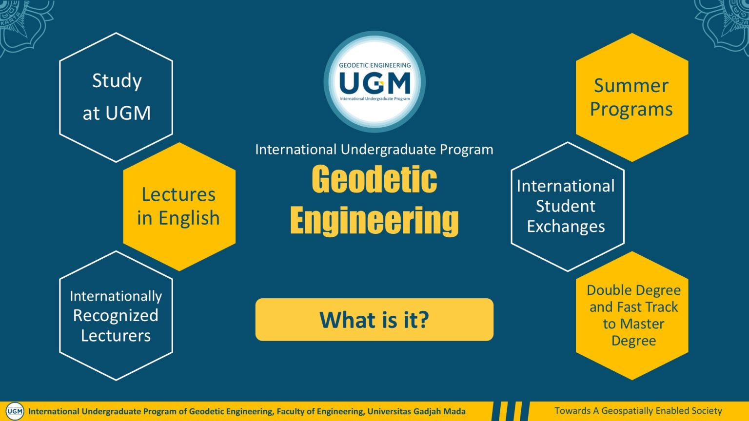 IUP of Geodetic Engineering – Departemen Teknik Geodesi – Fakultas ...